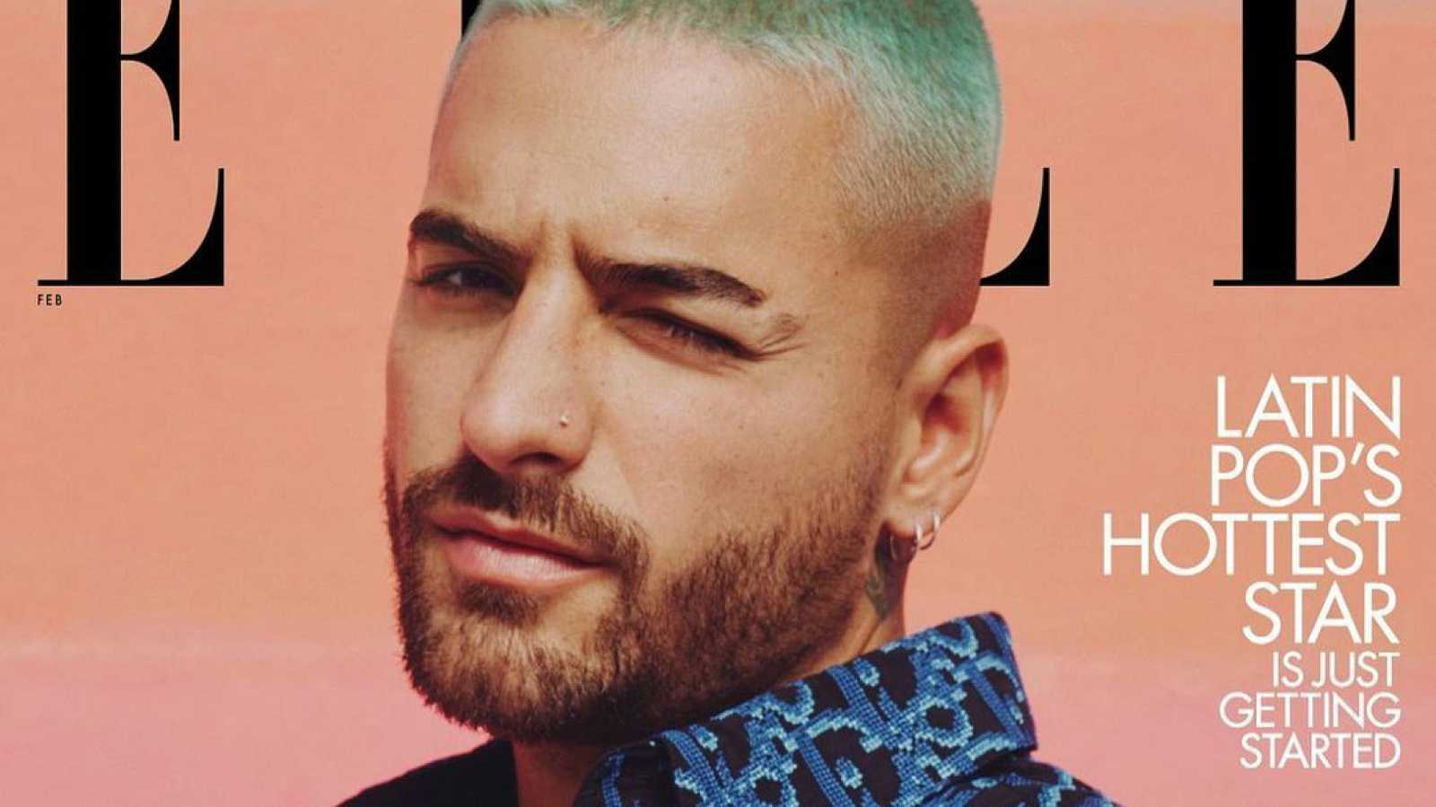 Maluma, el primer hombre en reinar en la portada de la revista ELLE en ...