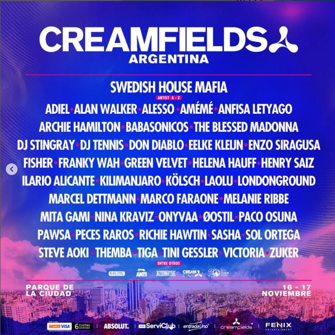 Creamfields Argentina 2024 anuncia su lineup - WomanTime